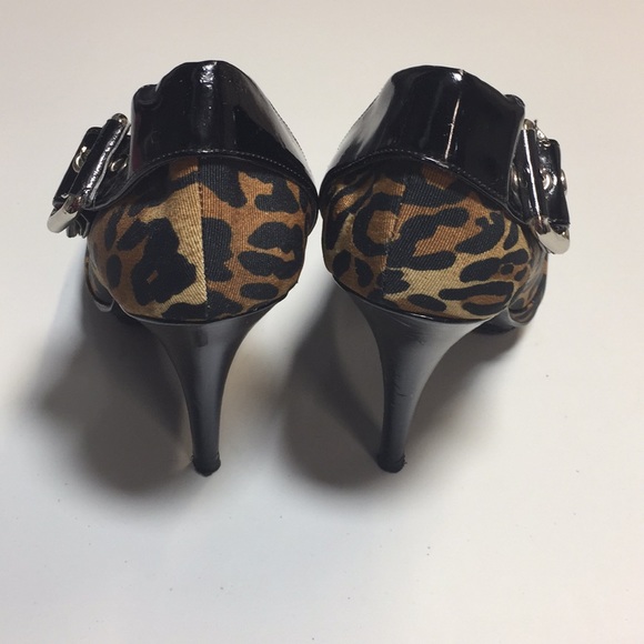 Guess | Shoes | Guess Leopard Platform Heels 8 | Poshmark